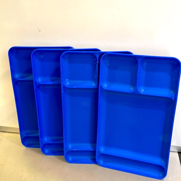 Tupperware | Dining | Tupperware Dinner Plates Trays 4 | Poshmark